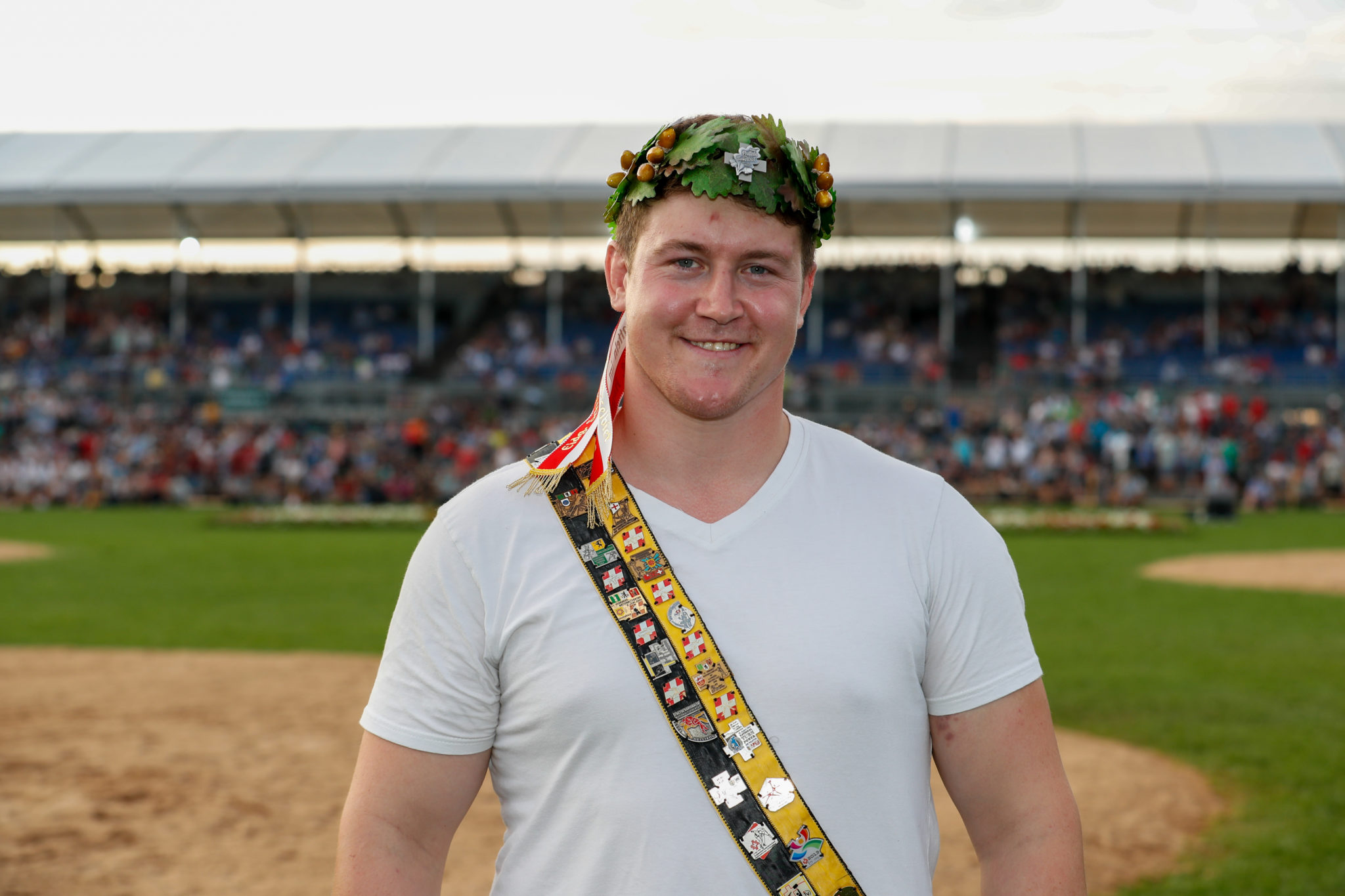 Der Kranzgewinn von Matthias Herger am ESAF in Pratteln basiert auf ...